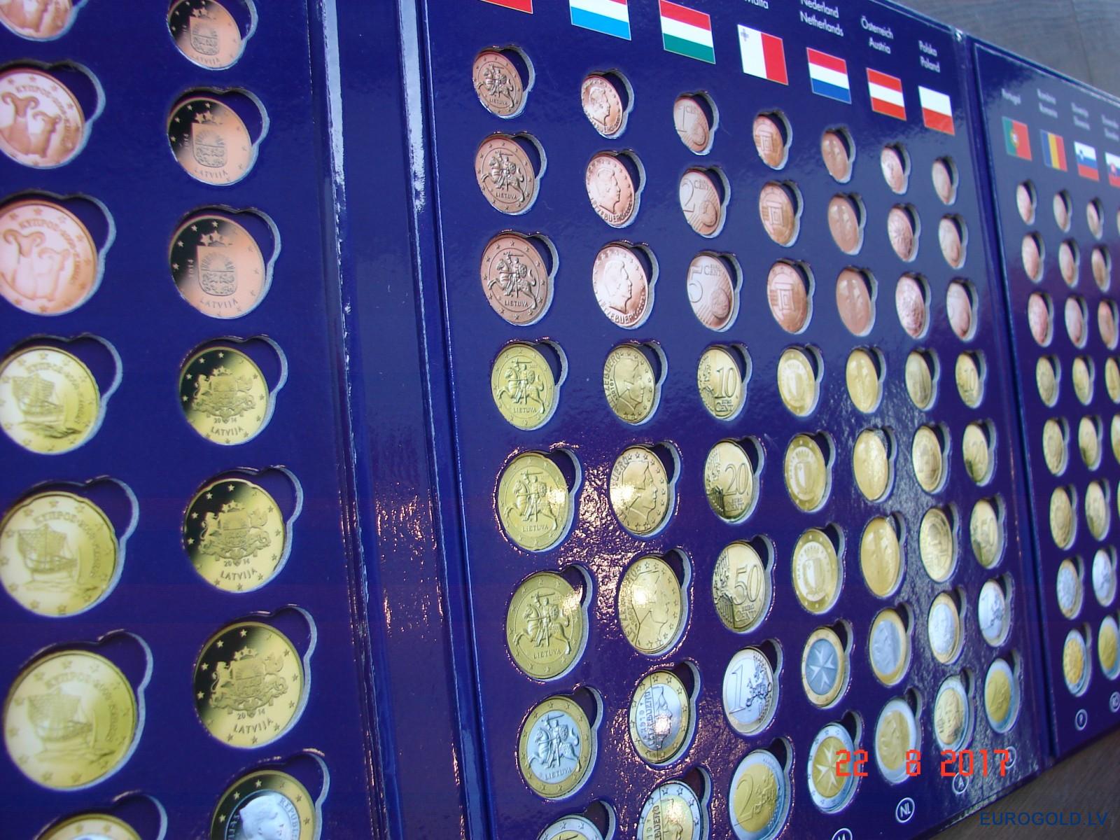 PRESSO Euro Coin Collection coin album for 26 complete euro coin sets ...